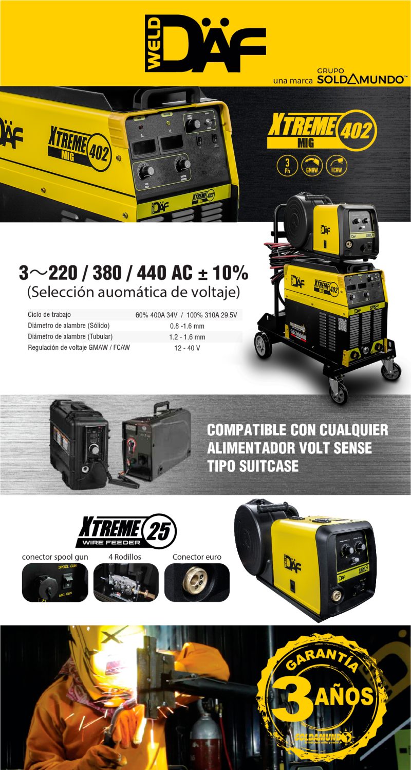 XTREME 402 FCAW/GMAW – Weld Daf